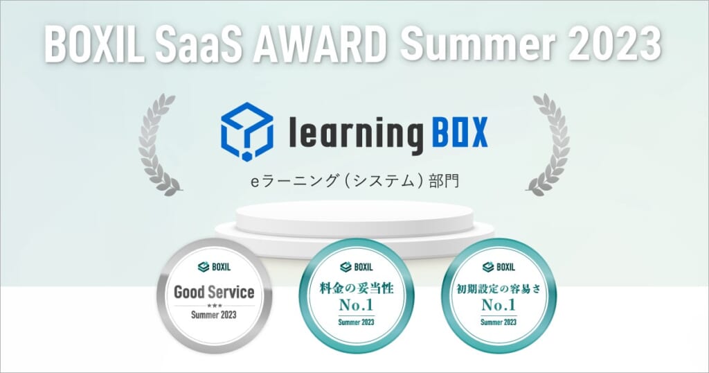 learningBOX ranked first in the e-Learning (System) category for "Reasonableness of Price" and ...